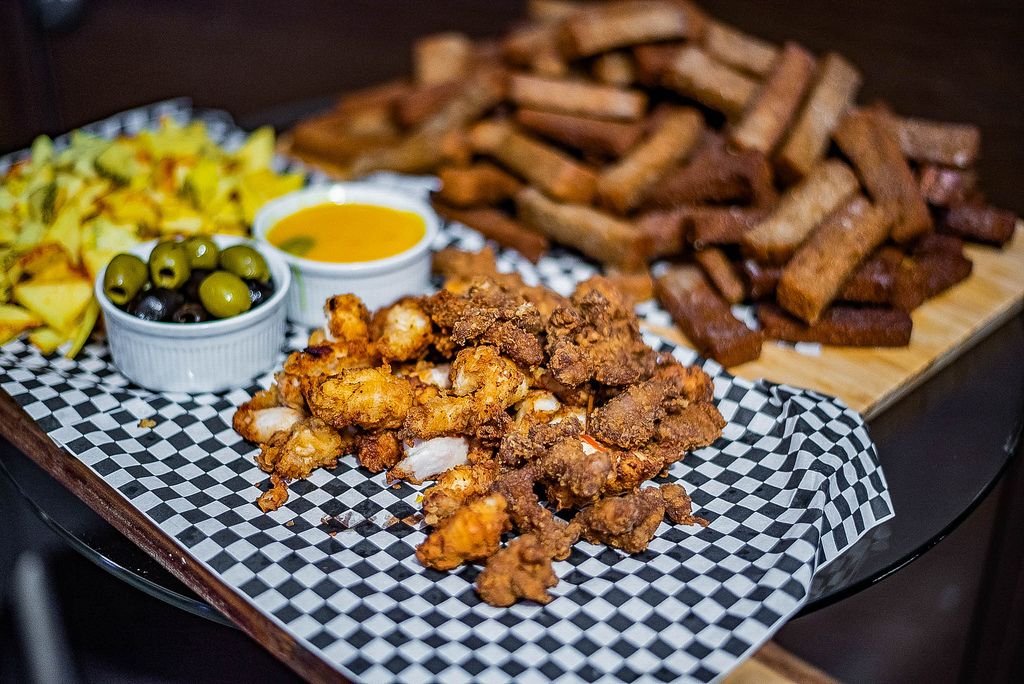Fried Fish With Snacks Creative Commons Bilder